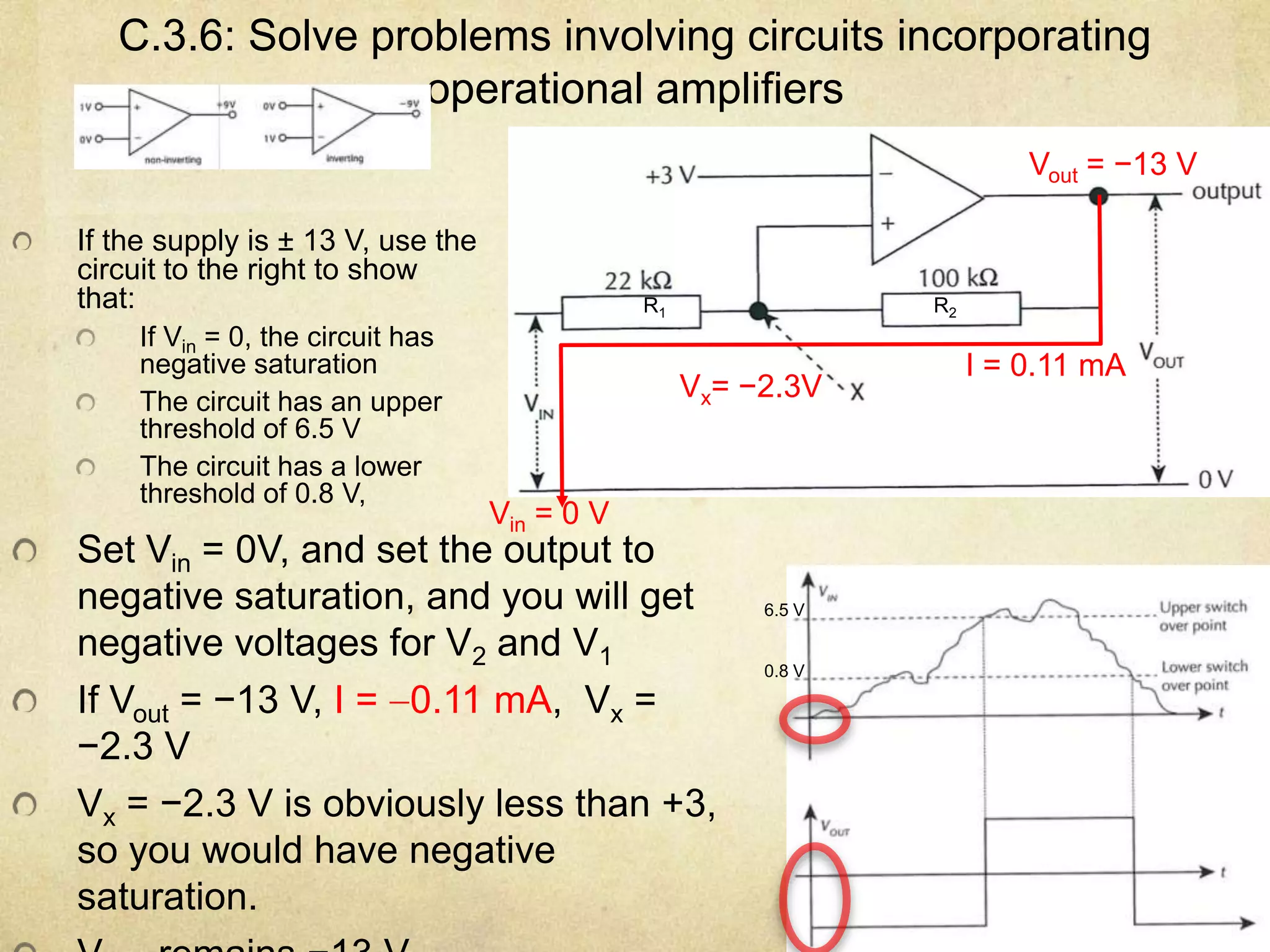 Op amps explained | PPTX | Computer Networking | Computing