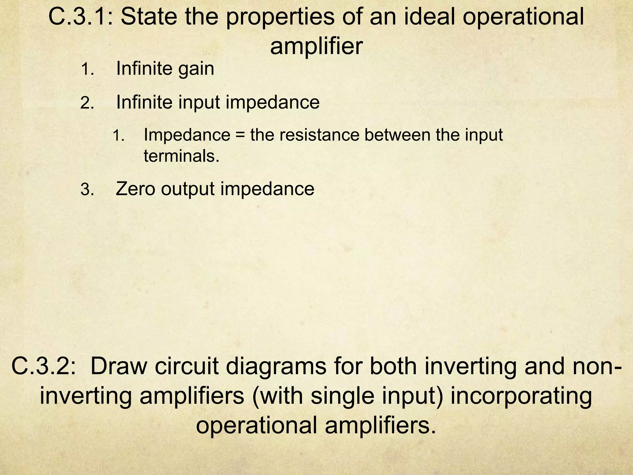 Op amps explained | PPTX | Computer Networking | Computing