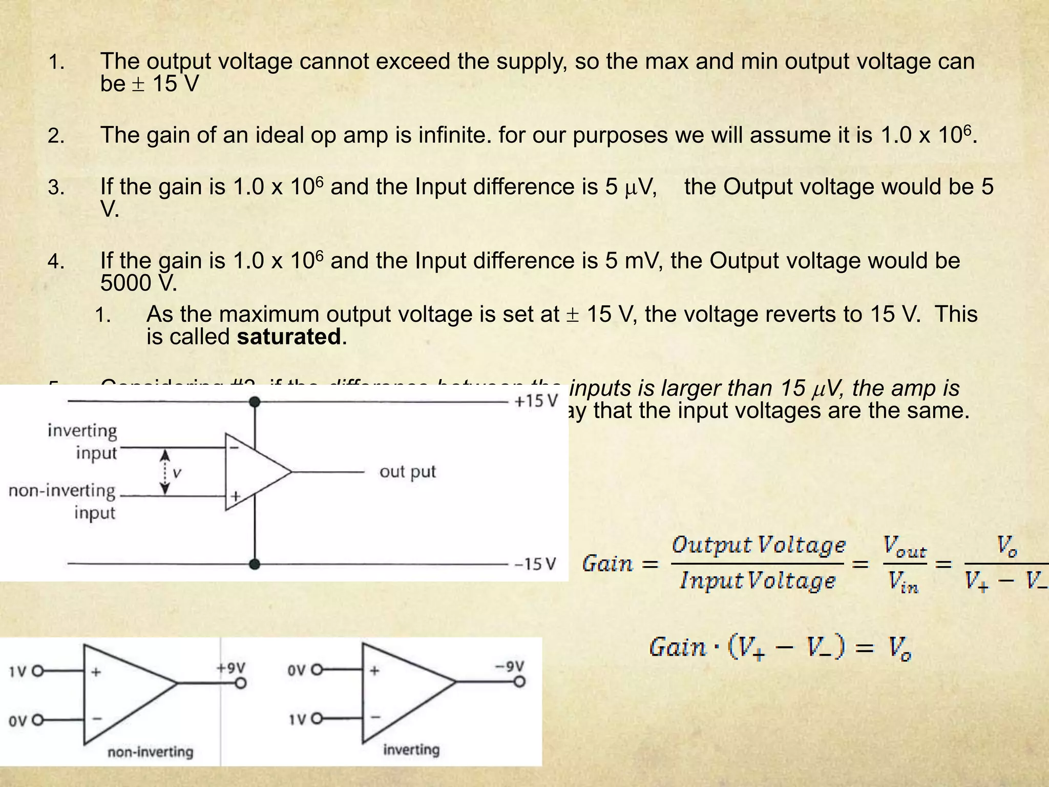 Op amps explained | PPTX | Computer Networking | Computing