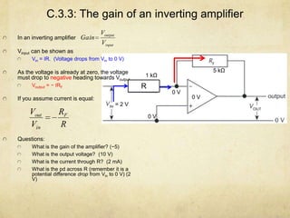 Op amps explained | PPTX | Computer Networking | Computing