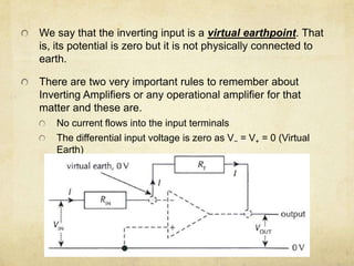 Op amps explained | PPTX | Computer Networking | Computing