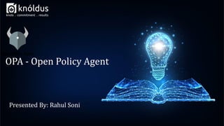 OPA open policy agent | PDF