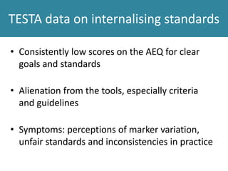 Opaque to clear standards | PPT