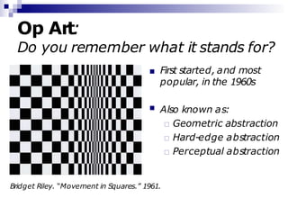 OP Art | PPTX
