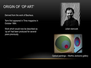 Op art powerpoint | PPTX