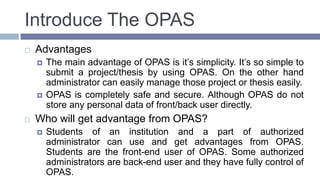 Opas | PPTX