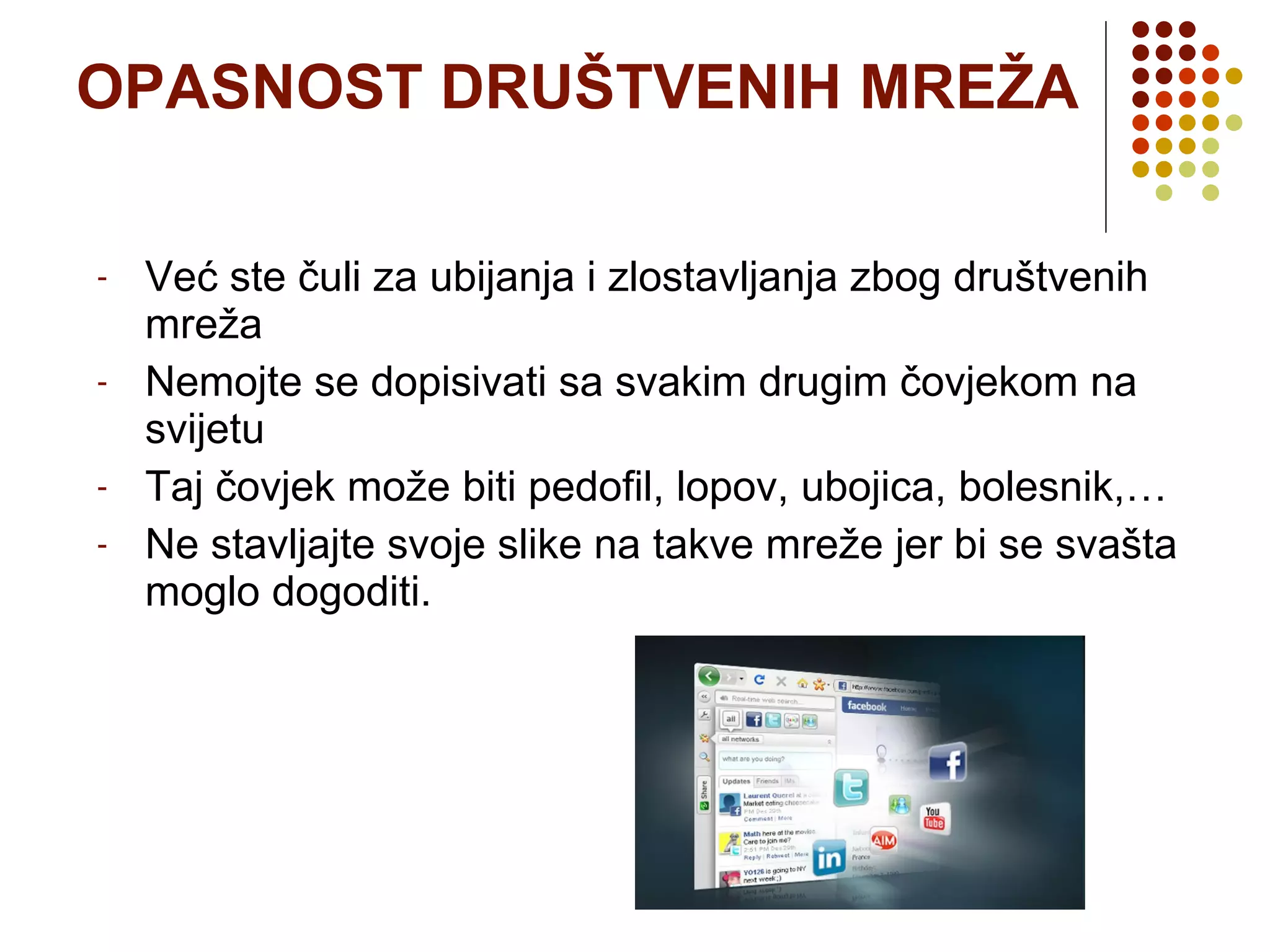 Opasnosti na internetu | PPT
