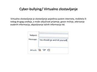 Opasnosti na internetu | PPTX