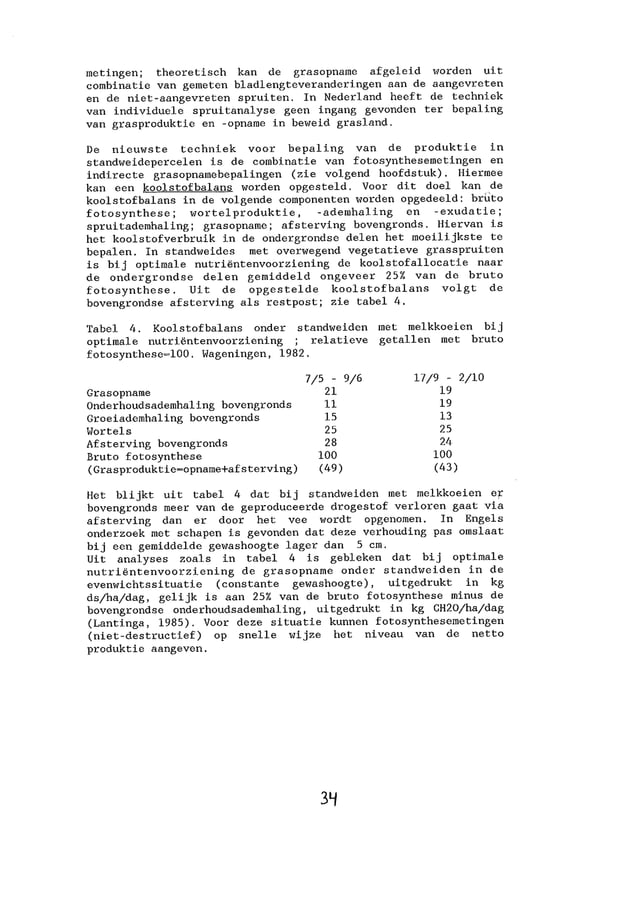 Opbrengstbepaling van Grasland | PDF