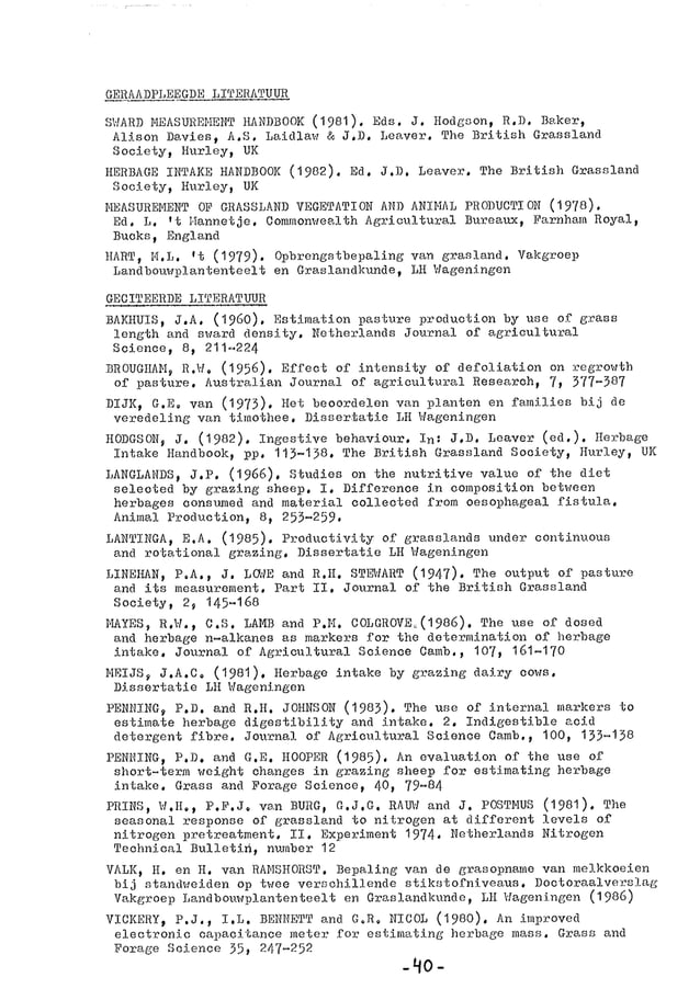 Opbrengstbepaling van Grasland | PDF