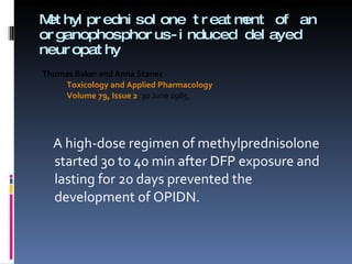 Unusual Complication of OPC Poisoning | PPT