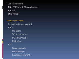 Unusual Complication of OPC Poisoning | PPT