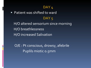 Unusual Complication of OPC Poisoning | PPT