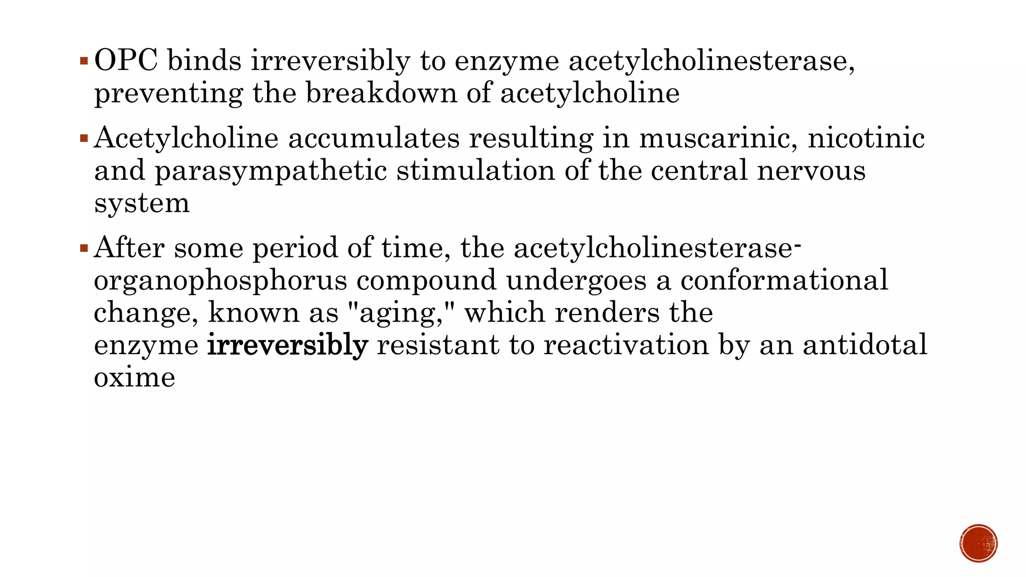 ORGANOPHOSPHATE COMPOUND POISONING | PPTX
