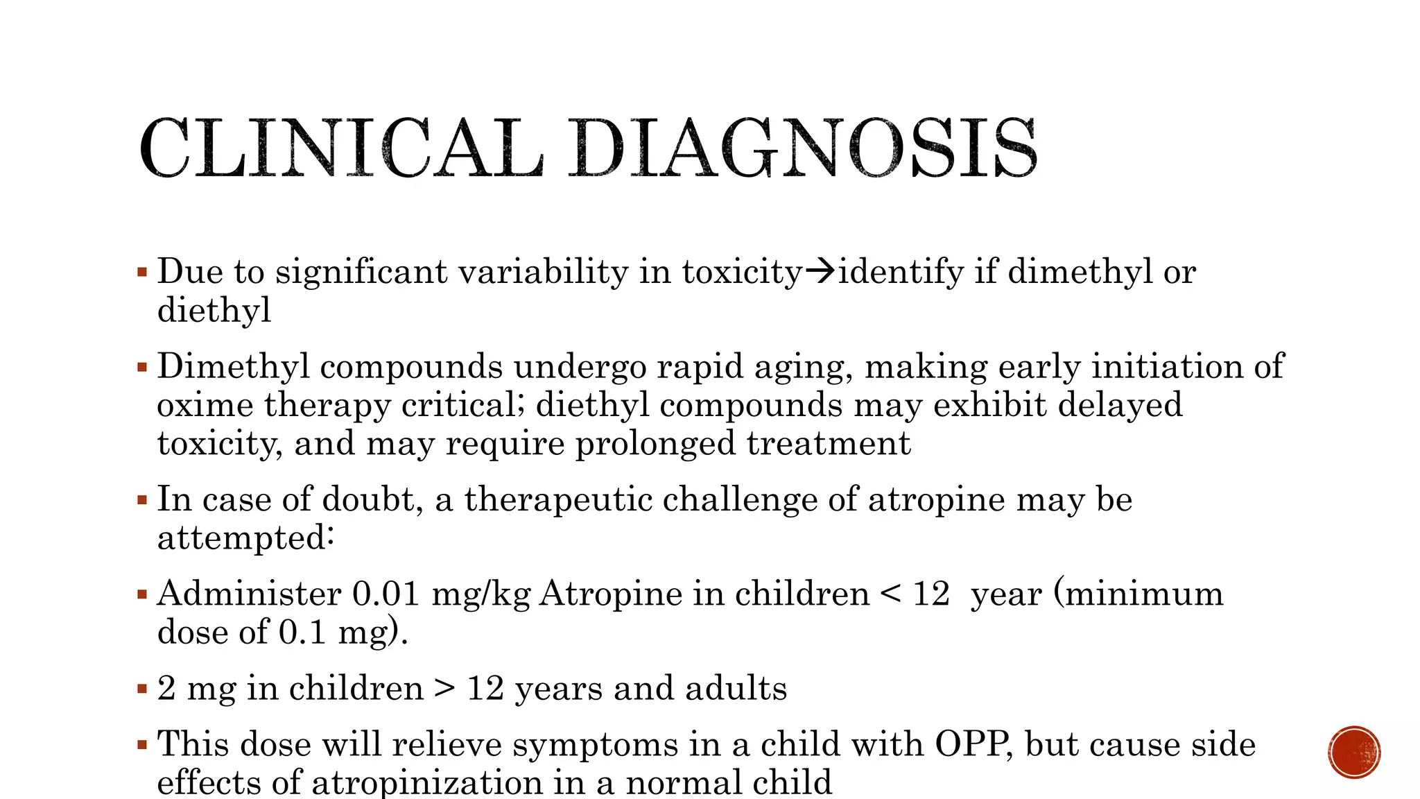 ORGANOPHOSPHATE COMPOUND POISONING | PPTX