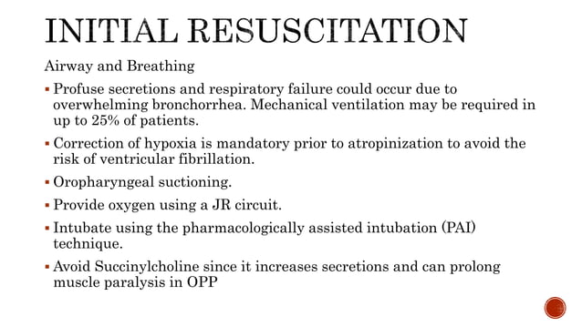 ORGANOPHOSPHATE COMPOUND POISONING | PPTX