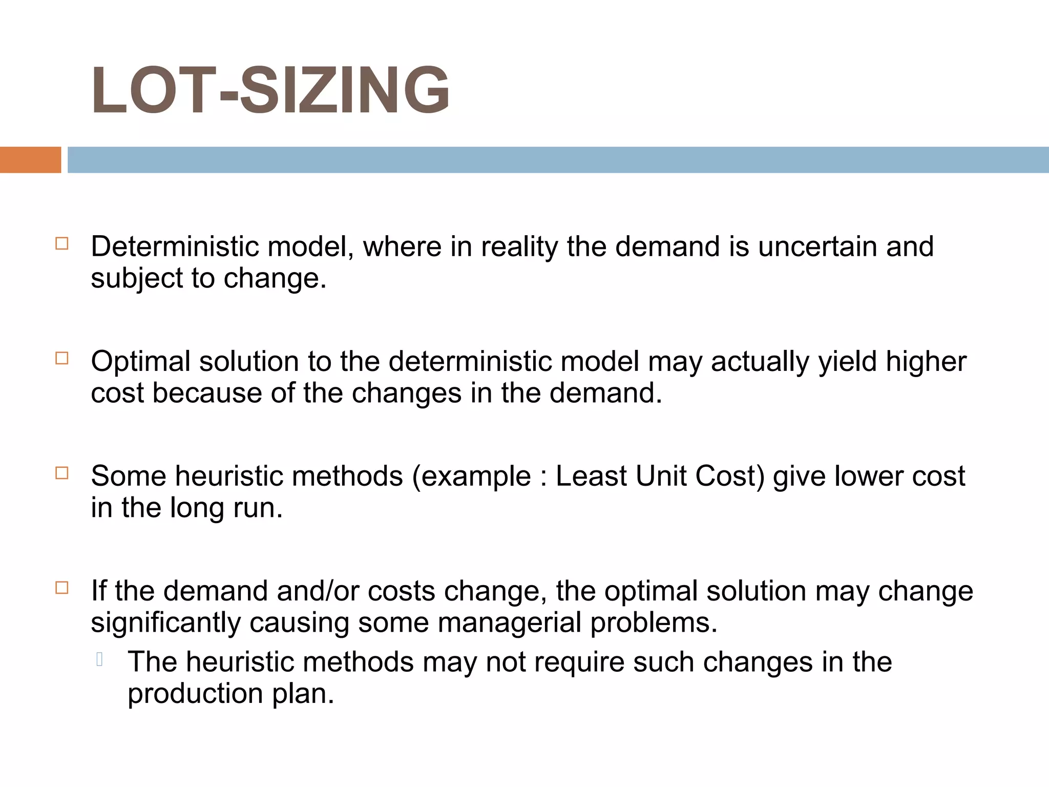 Opc least unit cost | PPT