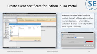 OPC UA mit der SIMATIC S7-1200/1500 und Python | PDF