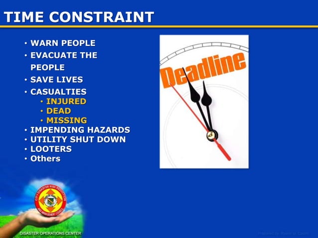 Baguio CDRRMC-Disaster Operations Center | PPTX