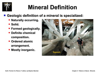 Op ch05 lecture_earth3, minerals | PPT
