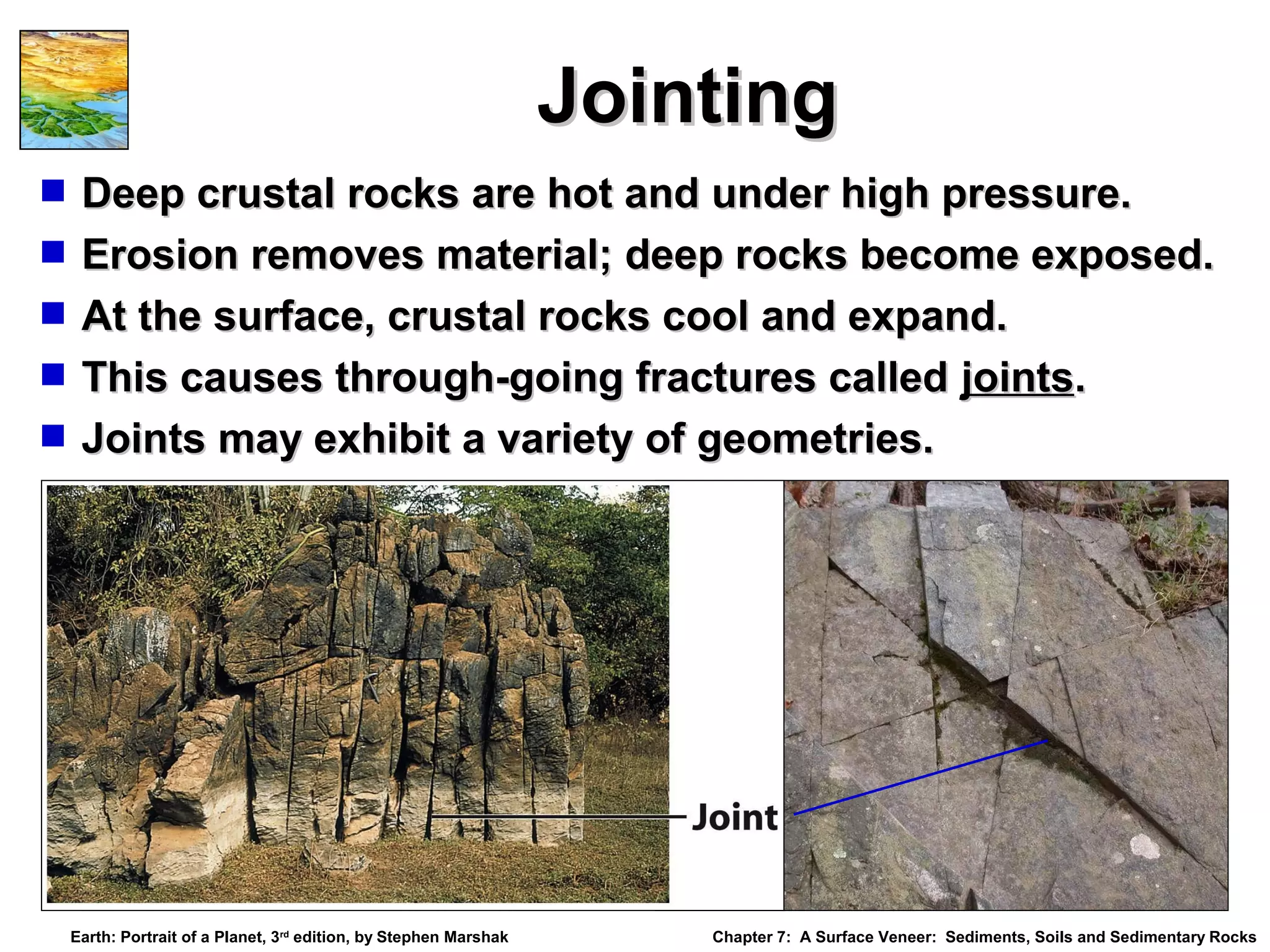 Op ch07 lecture_earth3, sedimentary rocks | PPT
