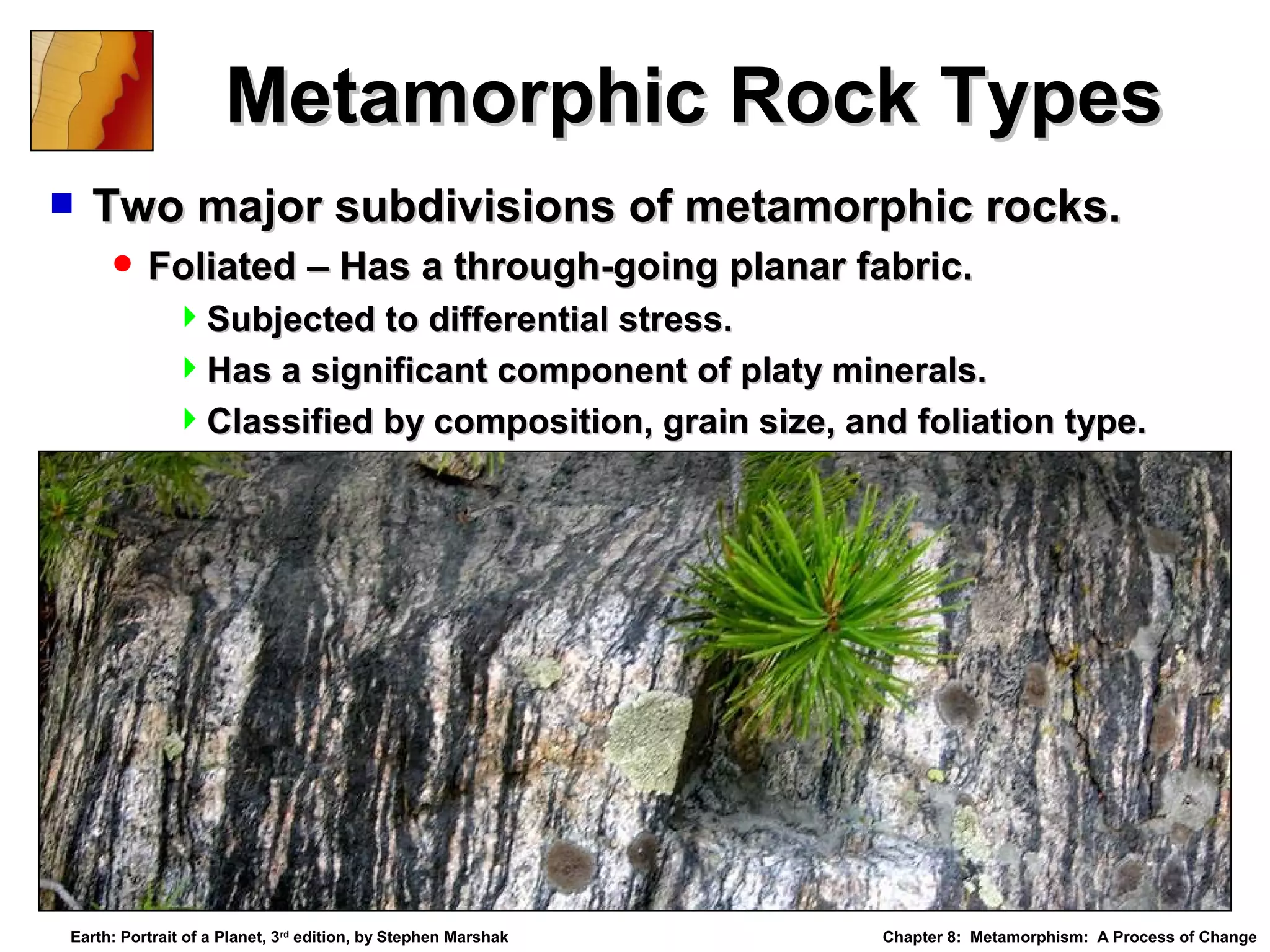 Op ch08 lecture_earth3, metamorphic minerals | PPT