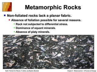 Op ch08 lecture_earth3, metamorphic minerals | PPT