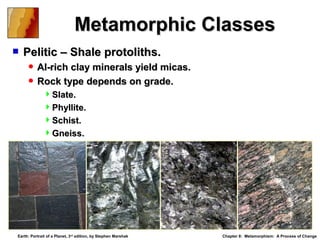 Op ch08 lecture_earth3, metamorphic minerals | PPT