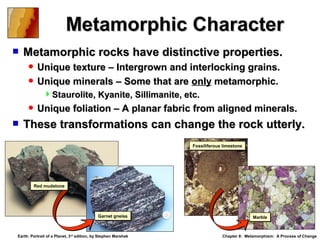 Op ch08 lecture_earth3, metamorphic minerals | PPT