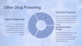 OPC Poisoning Final medicine toxicology. | PPTX