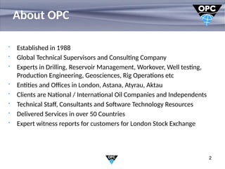 OPC Presentation - presentation of services in KZ | PPT | Free Download