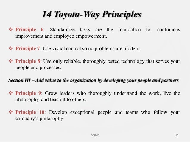 Toyota production system