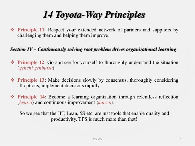Toyota production system