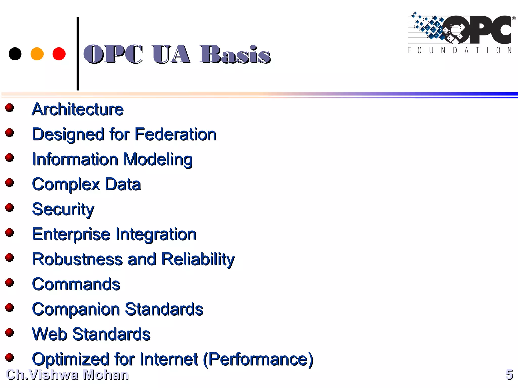 OPC Unified Architecture | PPT | Computer Software and Applications ... OPC Unified Architecture | PPT | Computer Software and Applications ...
