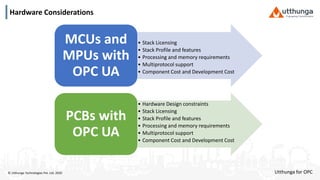 OPC UA for Embedded & Constrained Devices | PPT