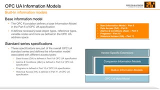 OPC UA - Information Models & Companion Specifications | PPT