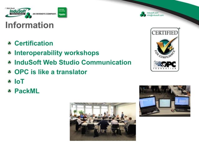 InduSoft Web Studio and OPC UA Connectivity | PPTX | Computer Software and Applications | Computing