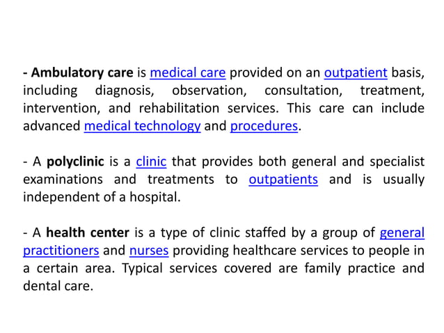 Outpatient Department (OPD) | PPTX | Infectious Diseases | Diseases and ...