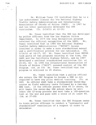 Junk Science Drug Recognition Expert [DRE] | PDF