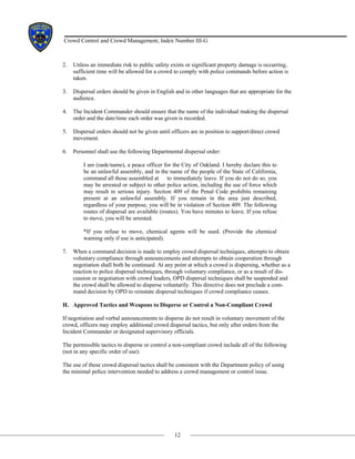 Opd crowd control procedures | PDF