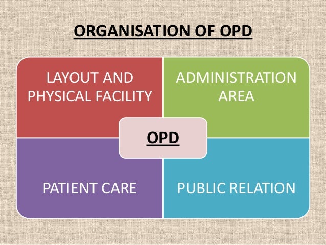 Opd design and process
