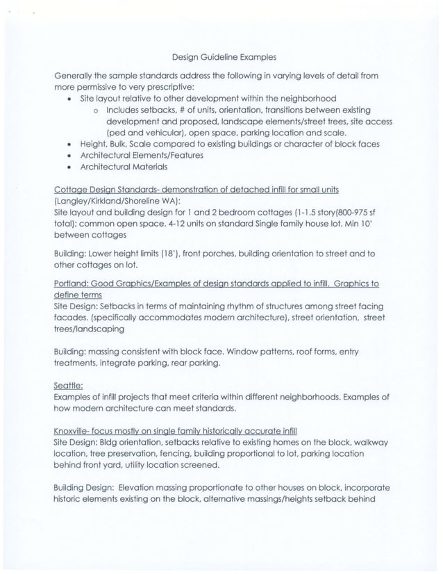 Examples of Design Guidelines from OPD | PDF