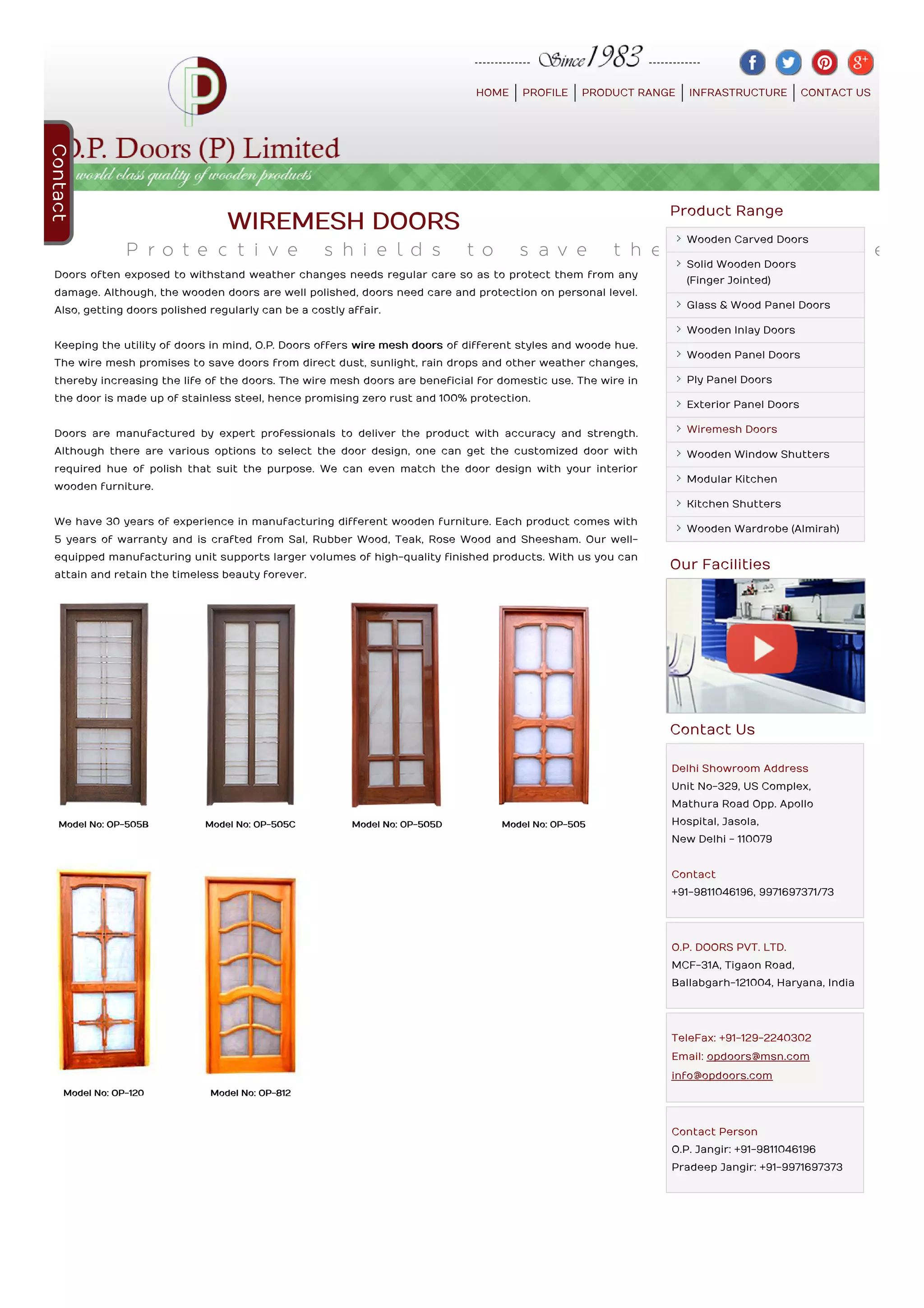 Wire mesh Doors | PDF