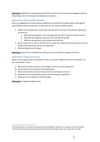 Opdrachten | Kennisbasis Ict | PDF