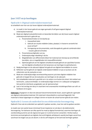Opdrachten | Kennisbasis Ict | PDF