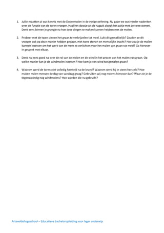 Opdrachtfiche omgevingsboek | PDF | Woodworking | Arts and Crafts