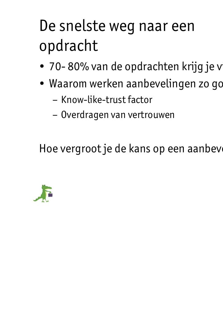 Opdrachtgever Gezocht Introductie Workshop Jan Willem Van Den Brink M…