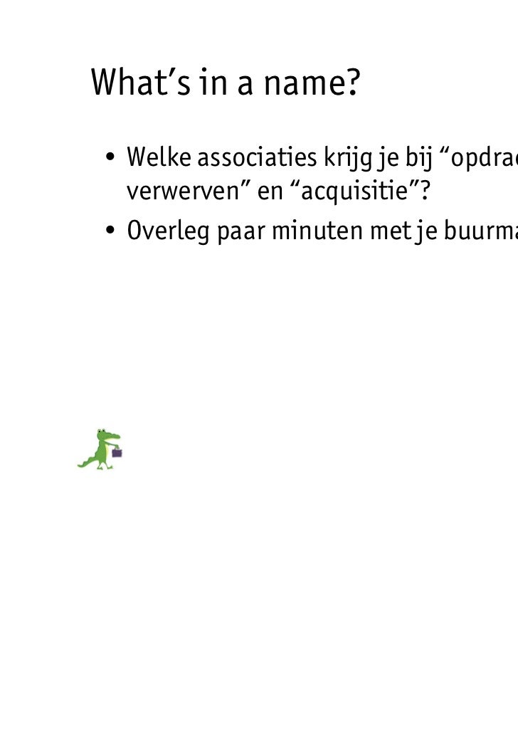 Opdrachtgever Gezocht Introductie Workshop Jan Willem Van Den Brink M…