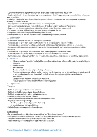 Opdrachtsfiche omgevingsonderwijs | PDF