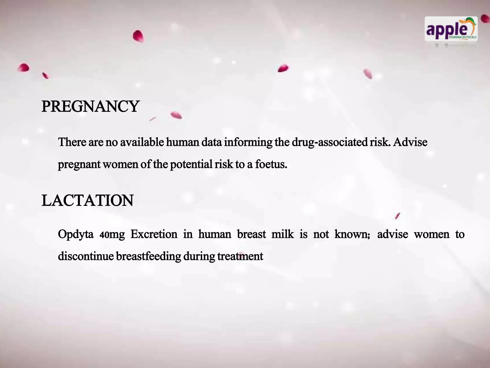 Opdyta 40mg injection apple pharmaceuticals | PPT